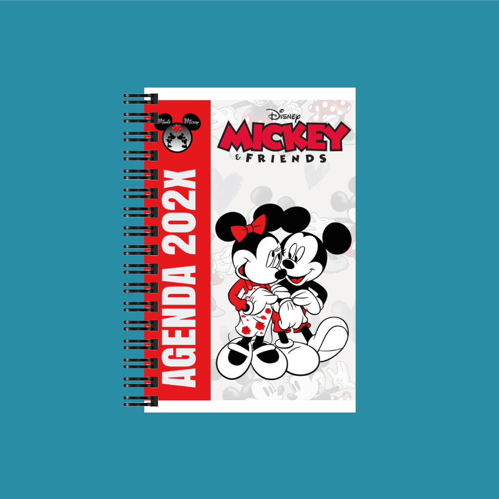 Agenda Digital MICKEY Y MINNIE Editable PPT para imprimir - Almacén JF